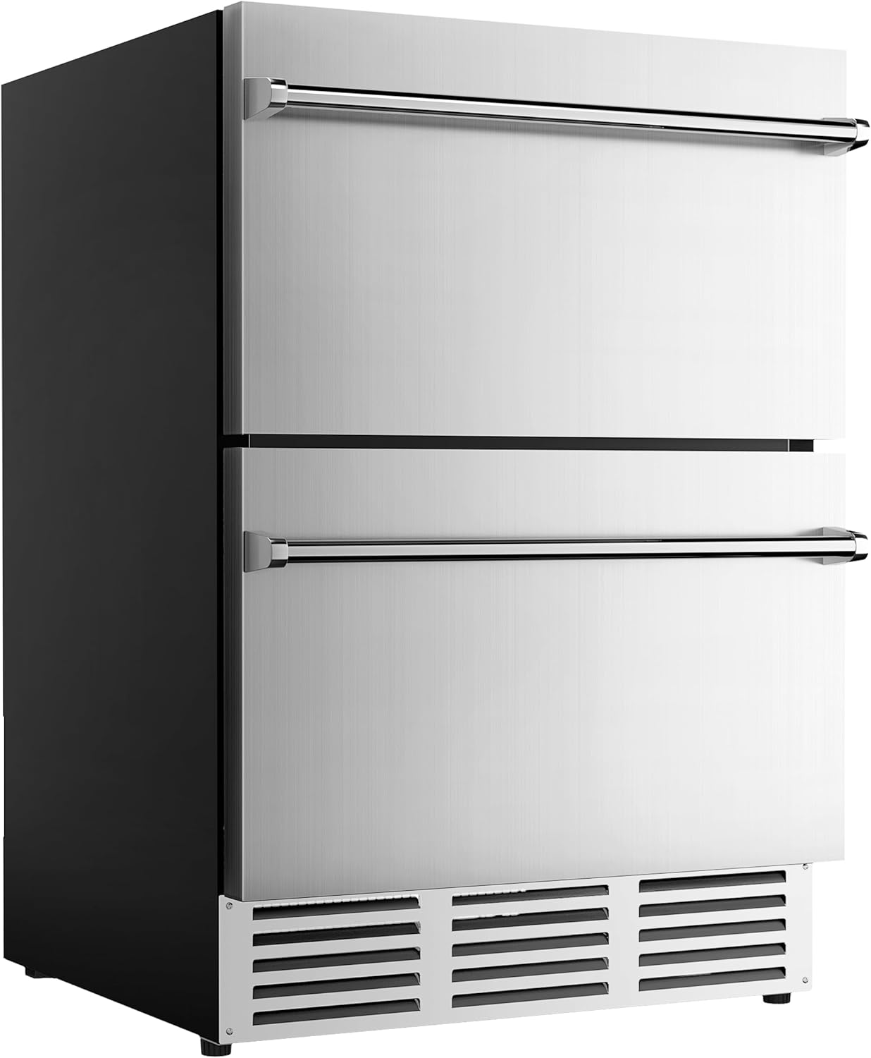 Amazon.com: EUHOMY 24 Inch Under Counter Double Drawer Fridge, Weather ...