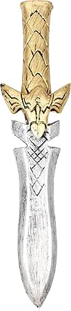 Amazon.com: Medieval Fancy Gold Dagger Toy Costume Accessory : Clothing ...