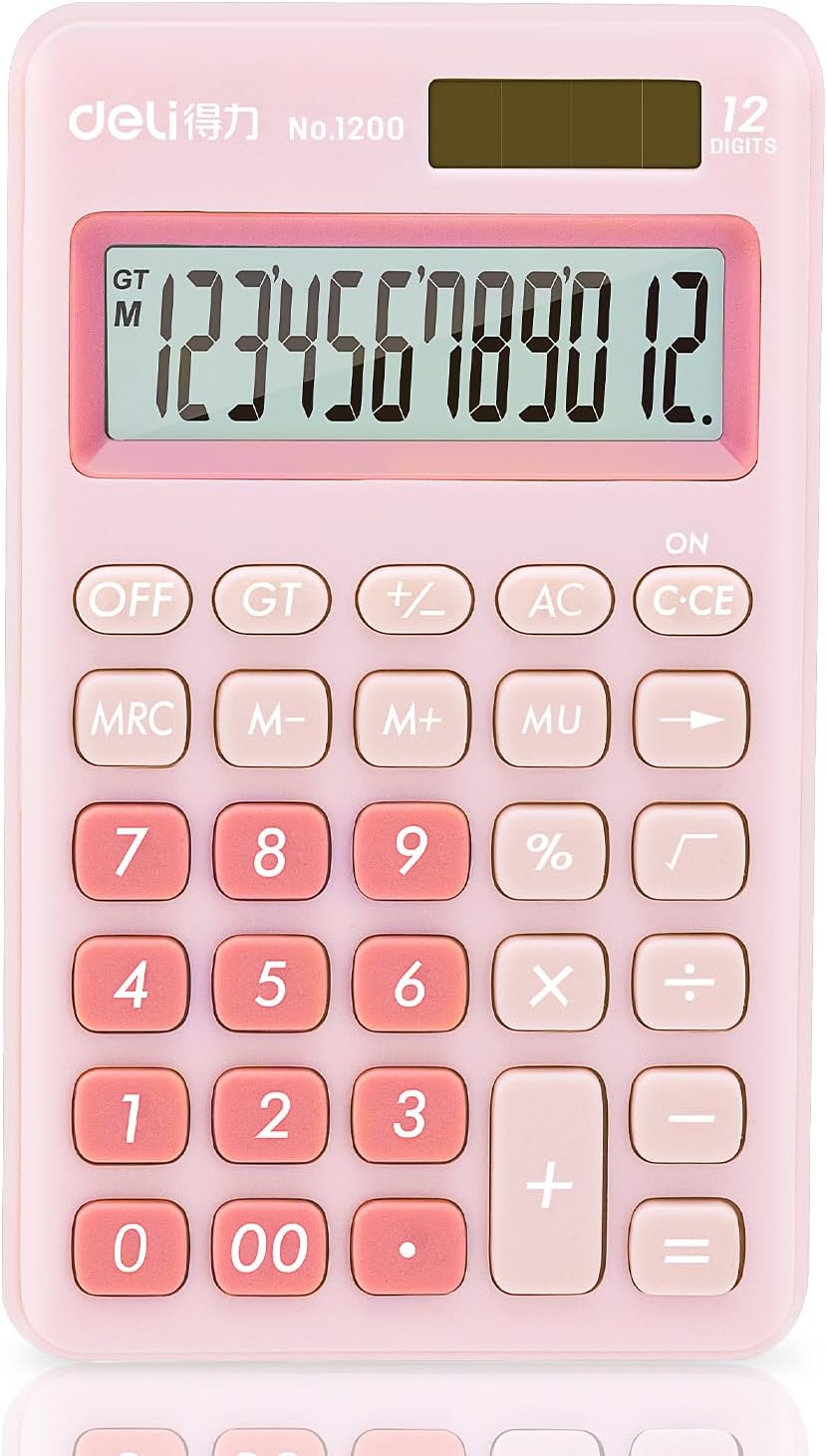 Amazon.com : Pink 8 Digits Portable Calculator Mini Calculator Digital ...
