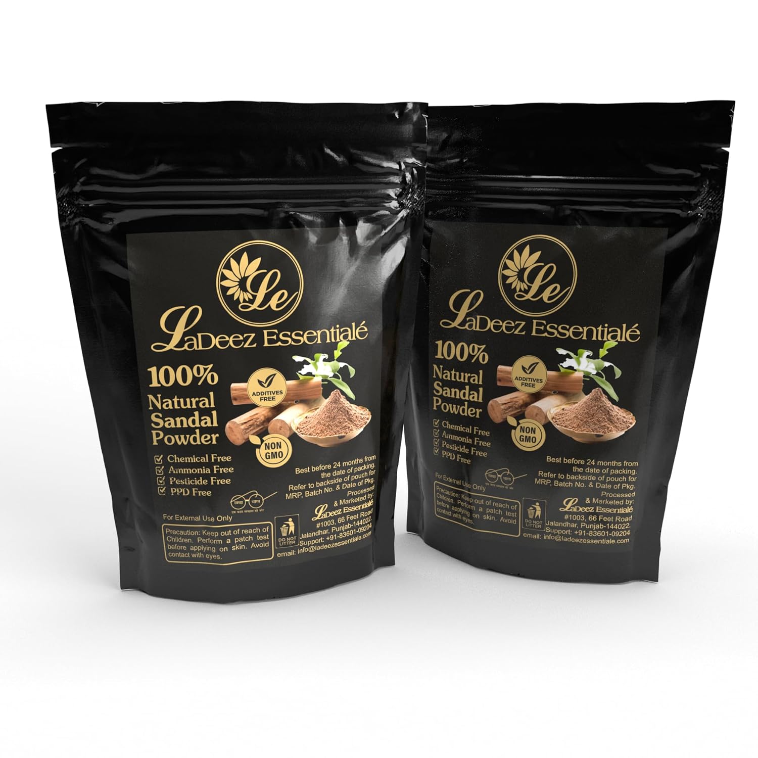 LaDeez Essentiale Sandalwood Powder Natural Beauty for Face and Skin ...