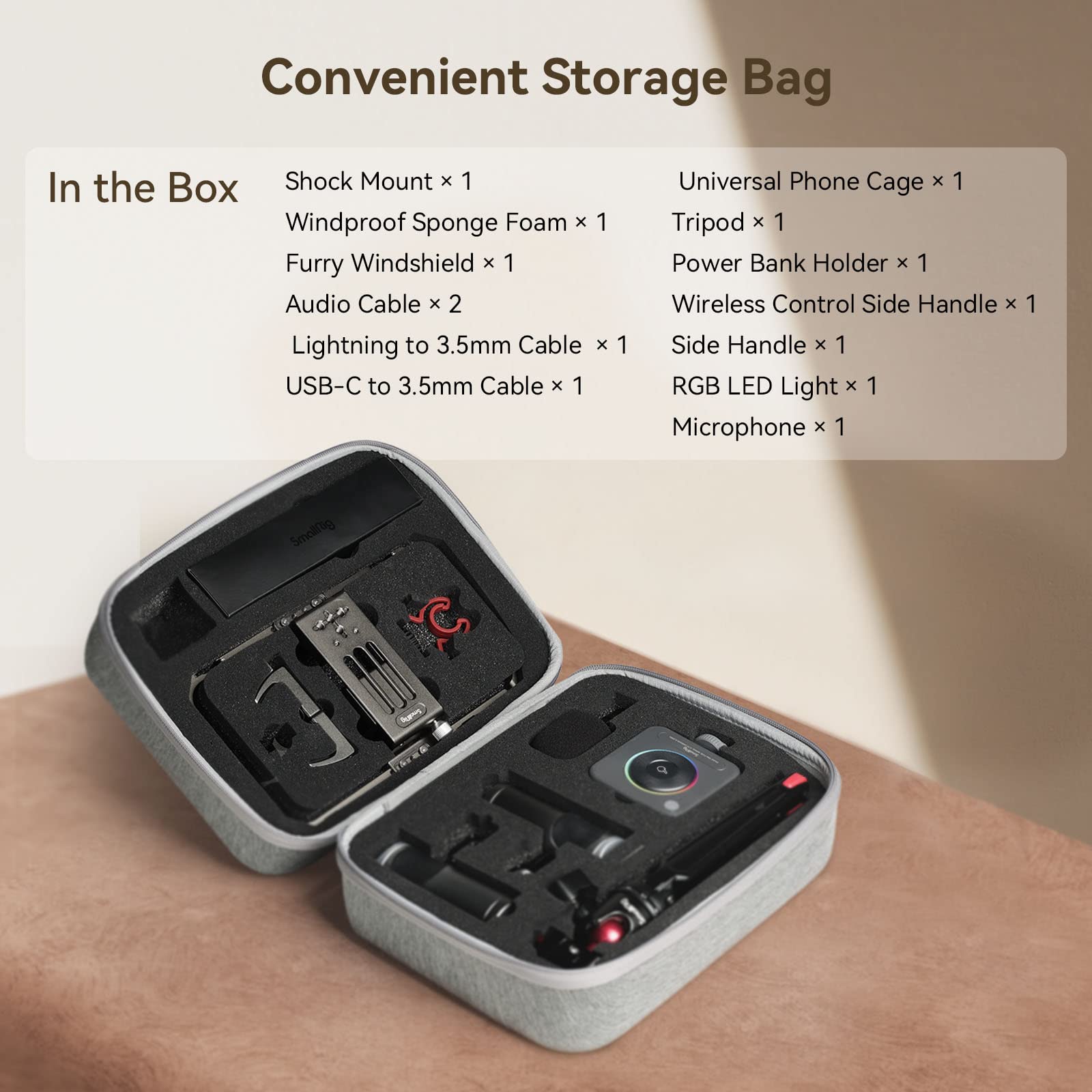 SmallRig All-in-One Video Kit Ultra Aluminum Phone Video Rig Kit w ...