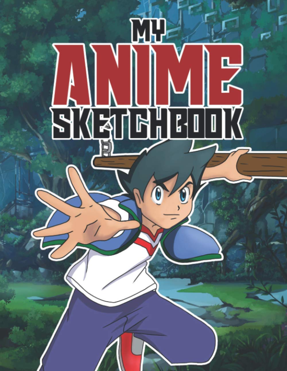 My Anime Sketchbook: 150 blank pages anime gift for boys and young ...