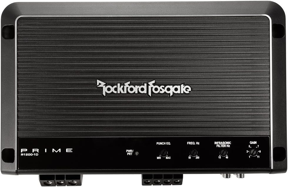 Amazon.com: Rockford Fosgate Power T1000-1bdCP 1,000-Watt Class-BD with Constant Power Mono ...