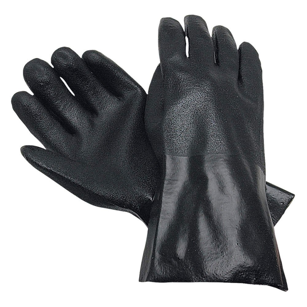 Amazon.com: MCR Safety 6524S Double-Dipped PVC Plasticsol Gloves with ...