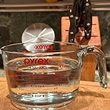 Amazon.com: Pyrex 3 Piece Measuring Cup Set, Includes 1, 2, and 4 ...