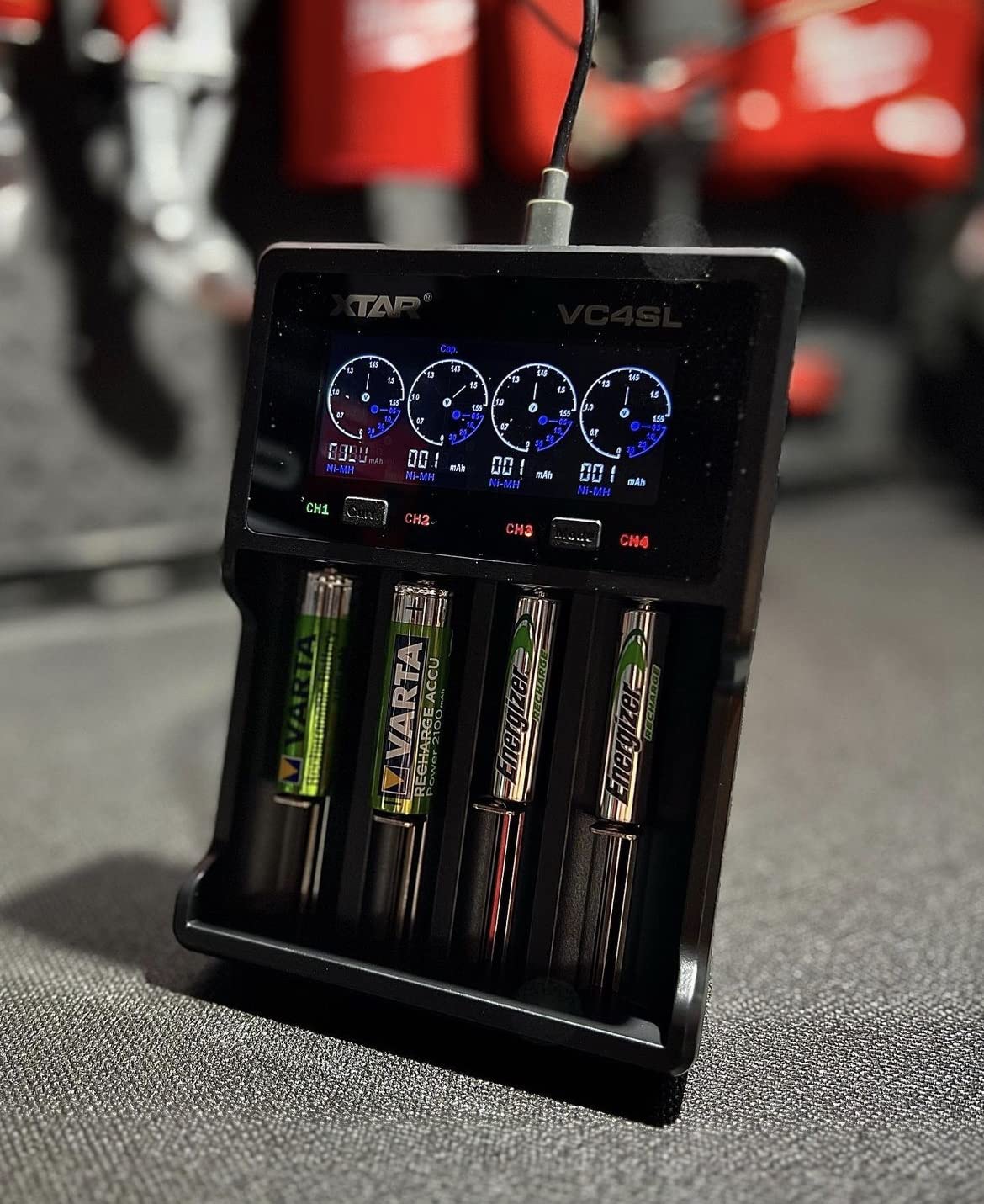 XTAR VC4SL Upgrade Version VC4S 4 Bay Type C Rechargeable Battery ...