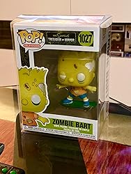 Amazon.com: Funko Pop! Animation: Simpsons - Zombie Bart, Multicolor, 3 ...