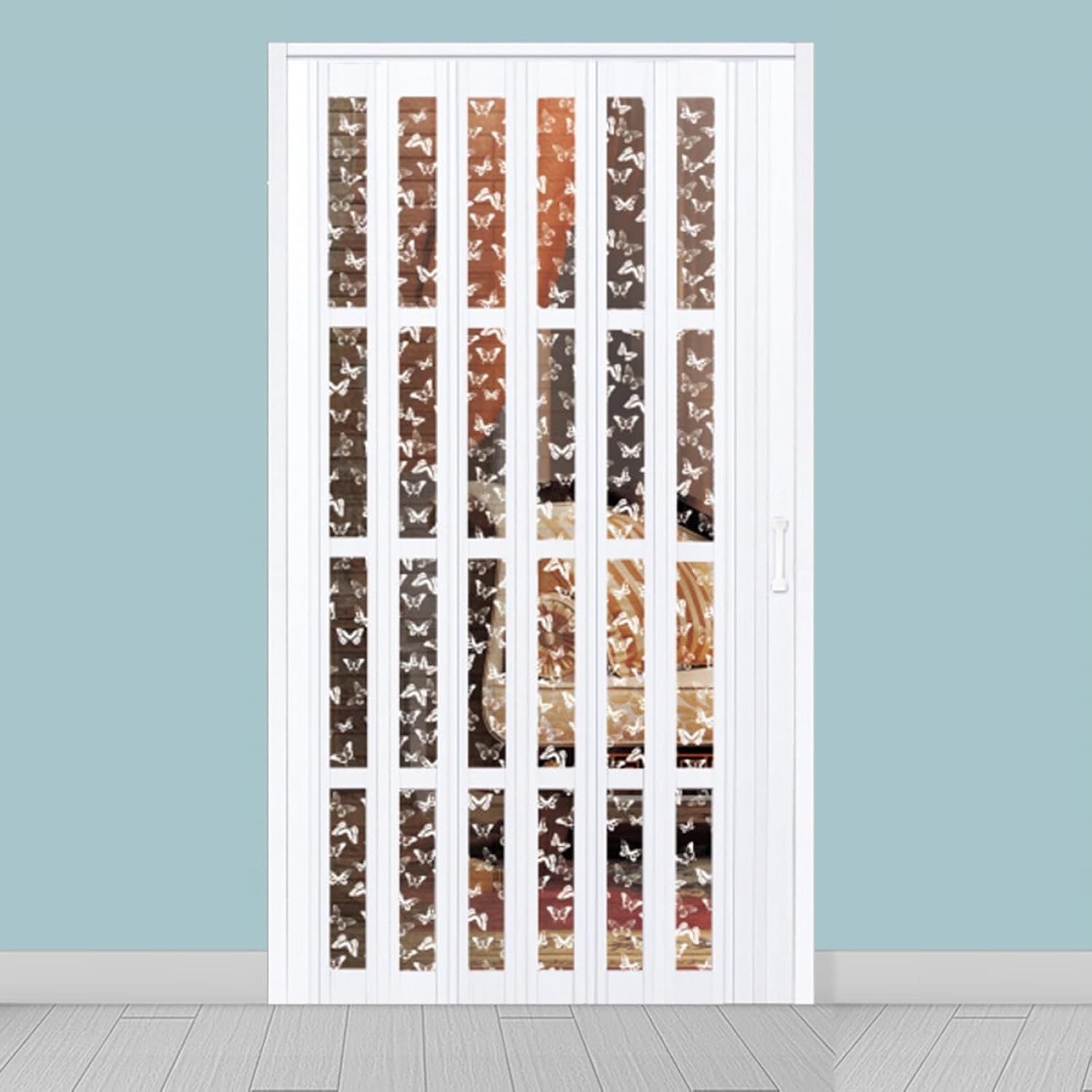 PVC Bi-fold Sliding Doors, Retractable Privacy Partition for Room ...