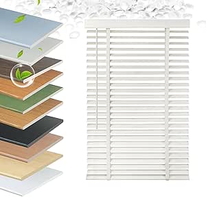 Amazon.com: EVOZEN Faux Wood Blinds 2 Inch Cordless, Room Darkening ...