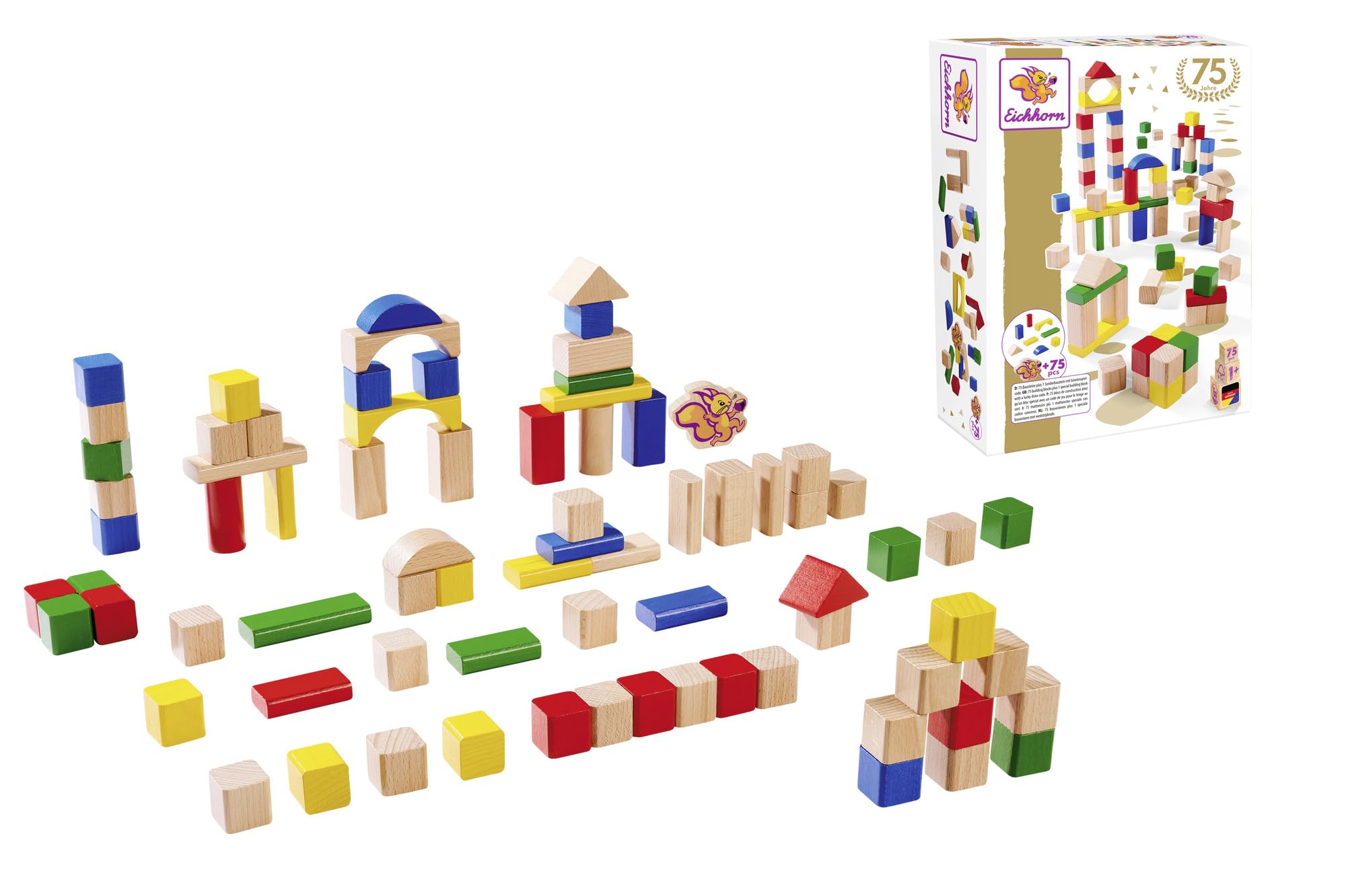 Wooden Blocks Building Competition Wooden Building Toys | Construction