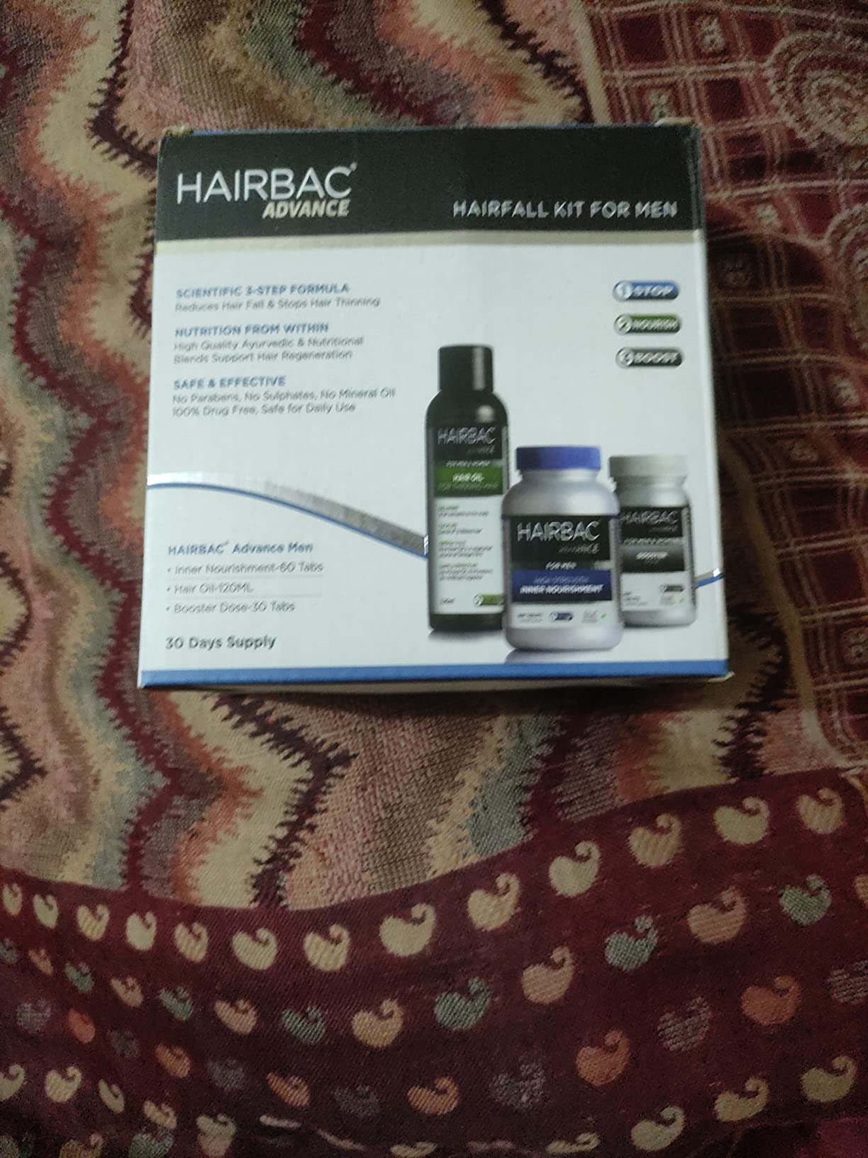HAIRBAC Advance Anti Hair Fall Kit For Men, 310 Grams : Amazon.in: Beauty