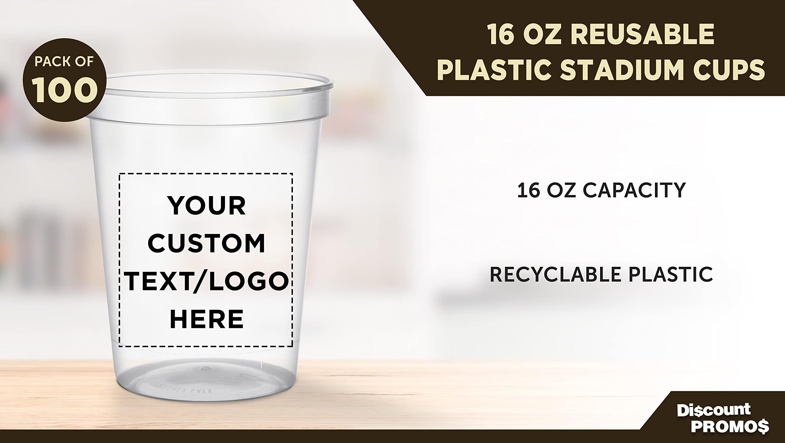 Promotionals 16 Oz Plastic Cups