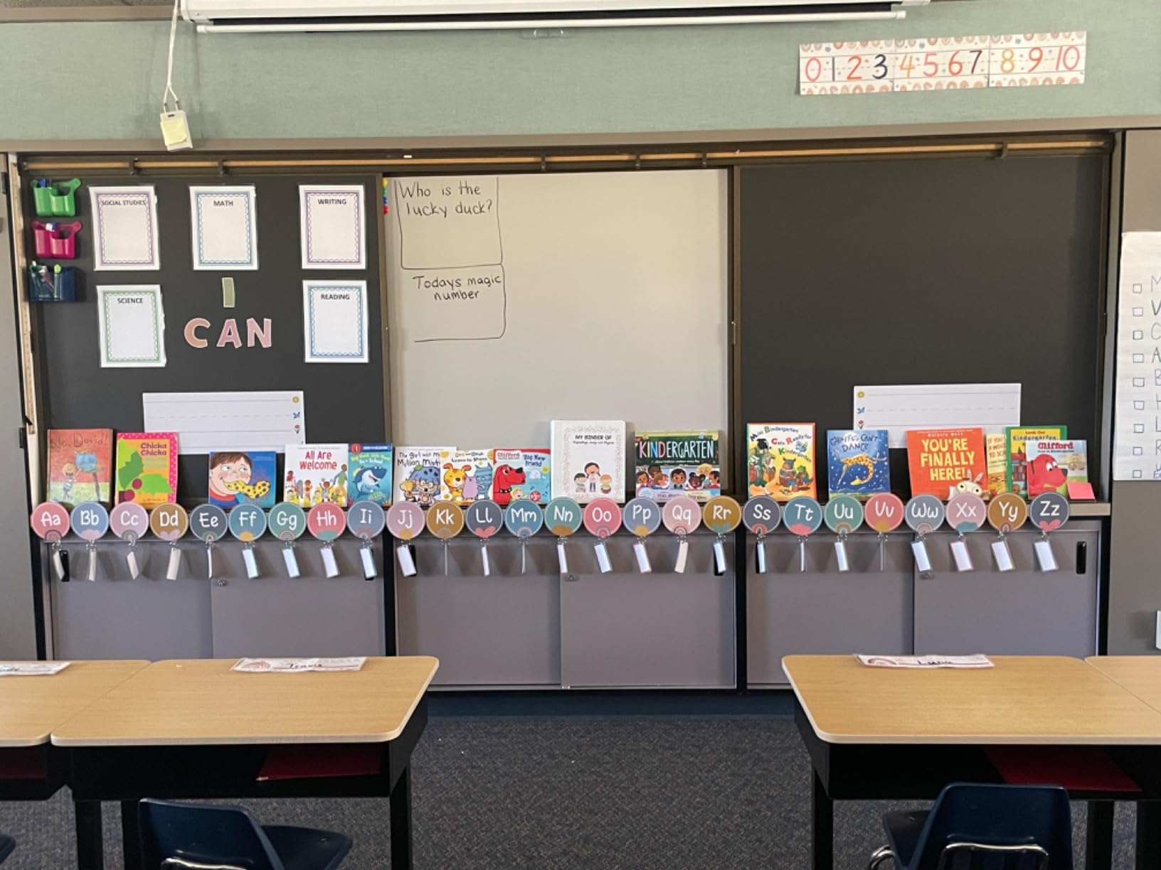 Amazon.com: 126pcs Word Wall Bulletin Board Set Boho Rainbow Alphabet ...