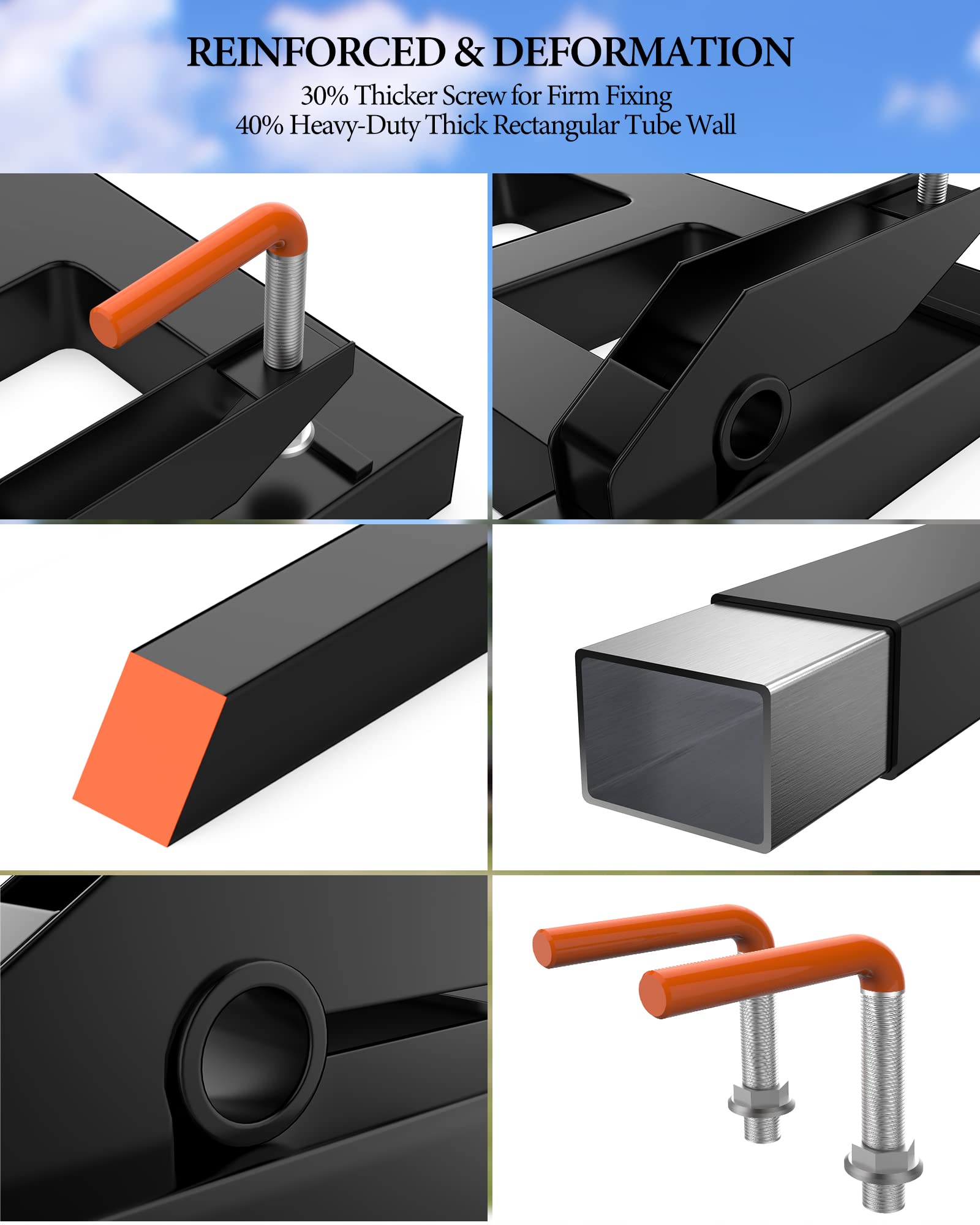 Snapklik.com : Clamp On Debris Forks To 48" Bucket, 2500 LBS Heavy Duty ...