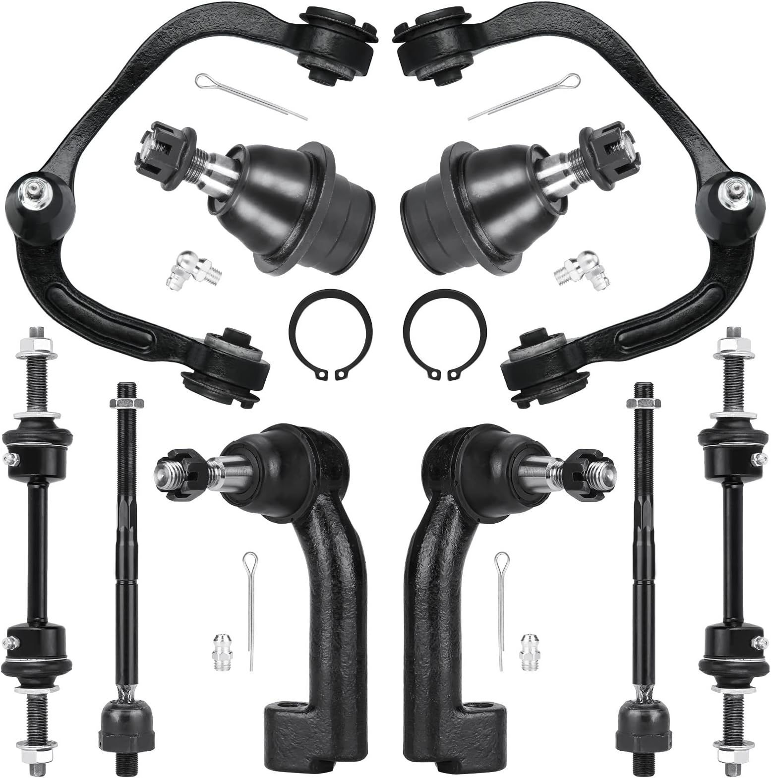 Amazon.com: 10PCS Front Upper Control Arm for Ford F150 4WD 2009-2014 ...