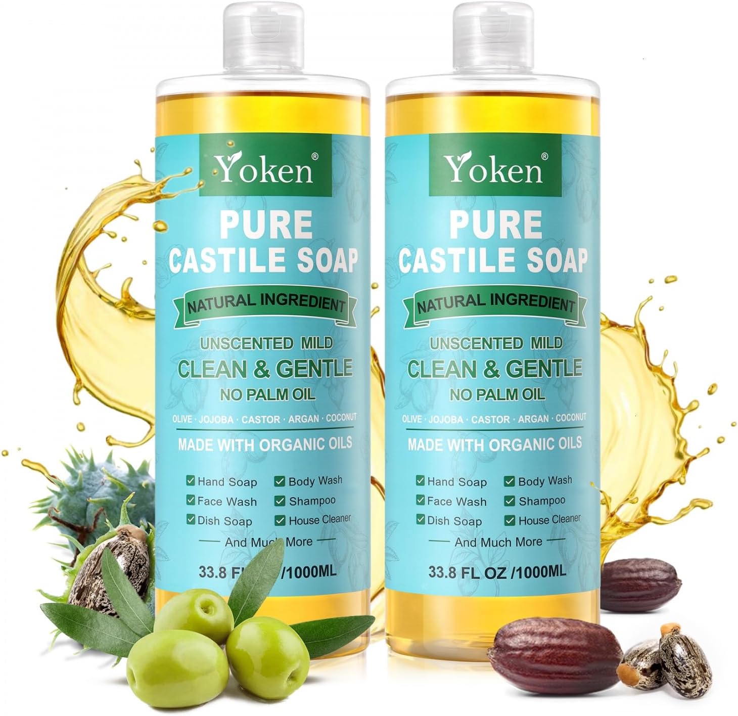 Amazon.com : Dr. Bronner's - Pure-Castile Liquid Soap (Peppermint, 32 ...