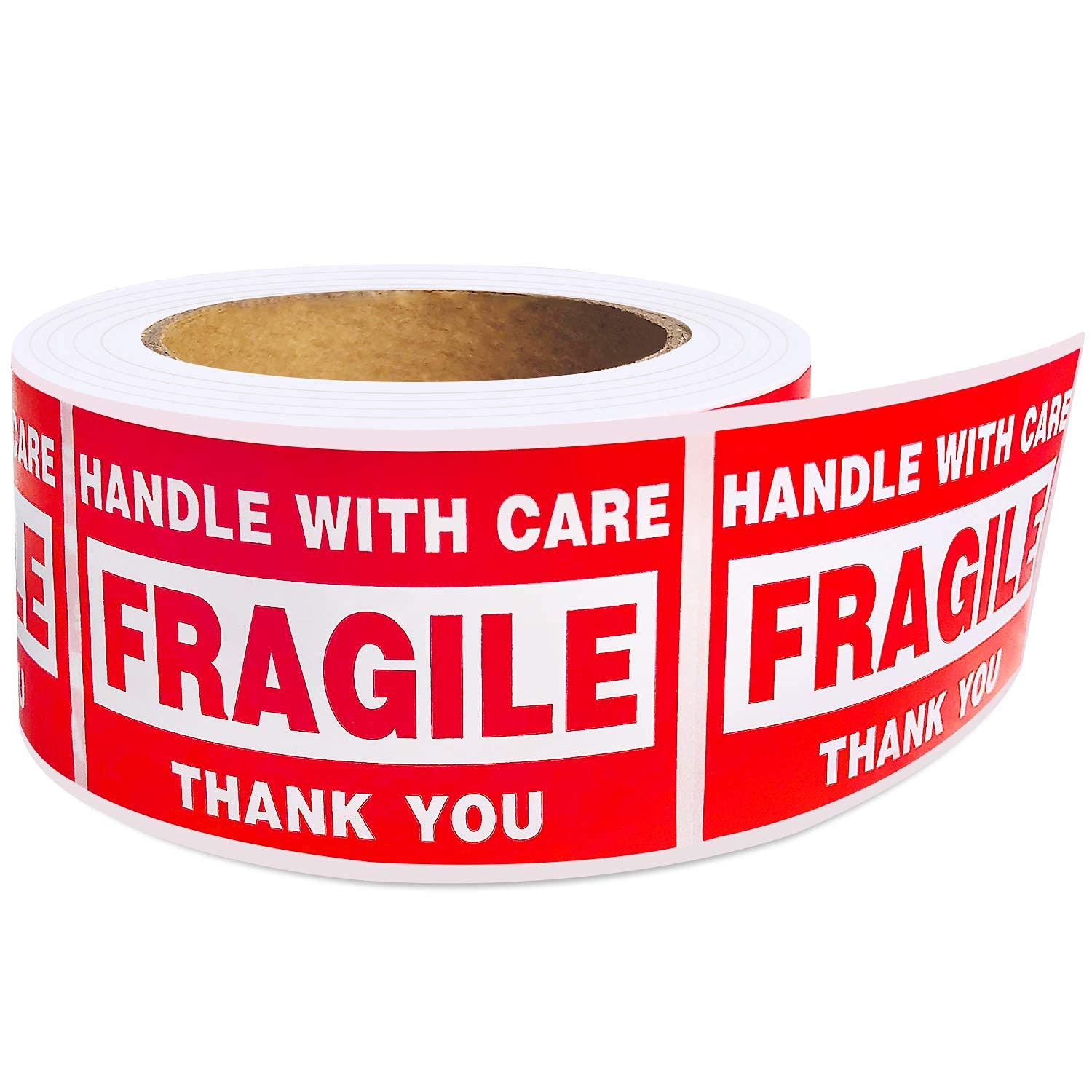 Amazon.com : Immuson 20 Rolls 3" X 5" Fragile Handle with Care Warning ...