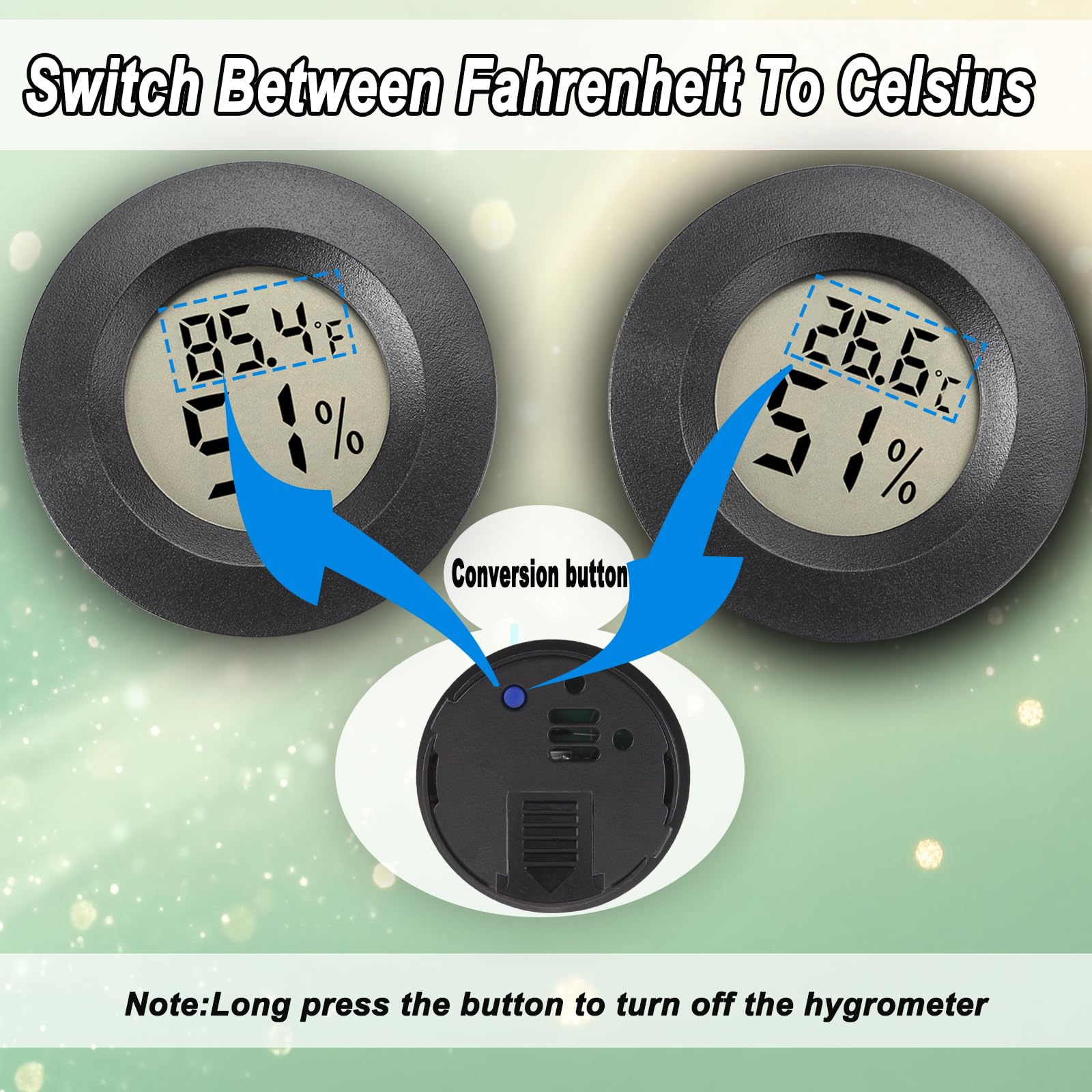 Snapklik.com : Mini Hygrometer Digital Thermometer Humidity Meter 2 ...