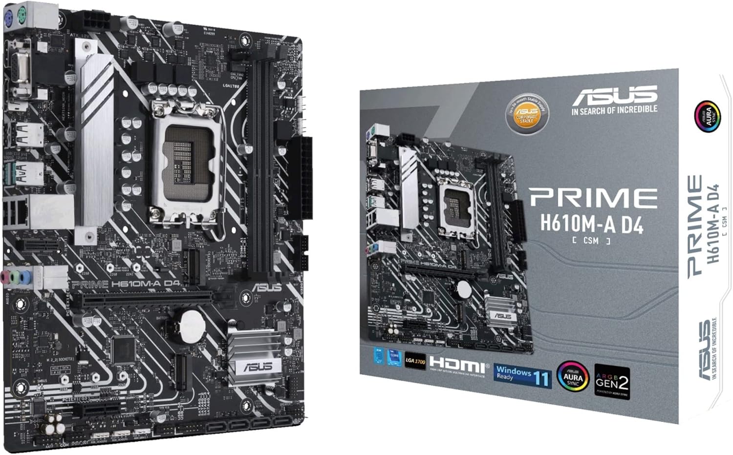 Buy ASUS Prime H610M A D4 CSM LGA 1700Intel 12th Gen Micro ATX Buy ASUS Prime H610M A D4 CSM LGA 1700Intel 12th Gen Micro ATX