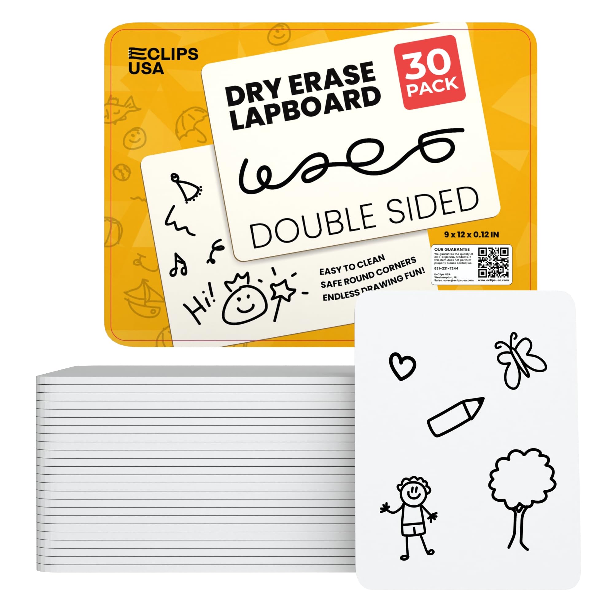 Amazon.com : Dry Erase Board, Dry Erase Lap Boards, Small White Boards ...