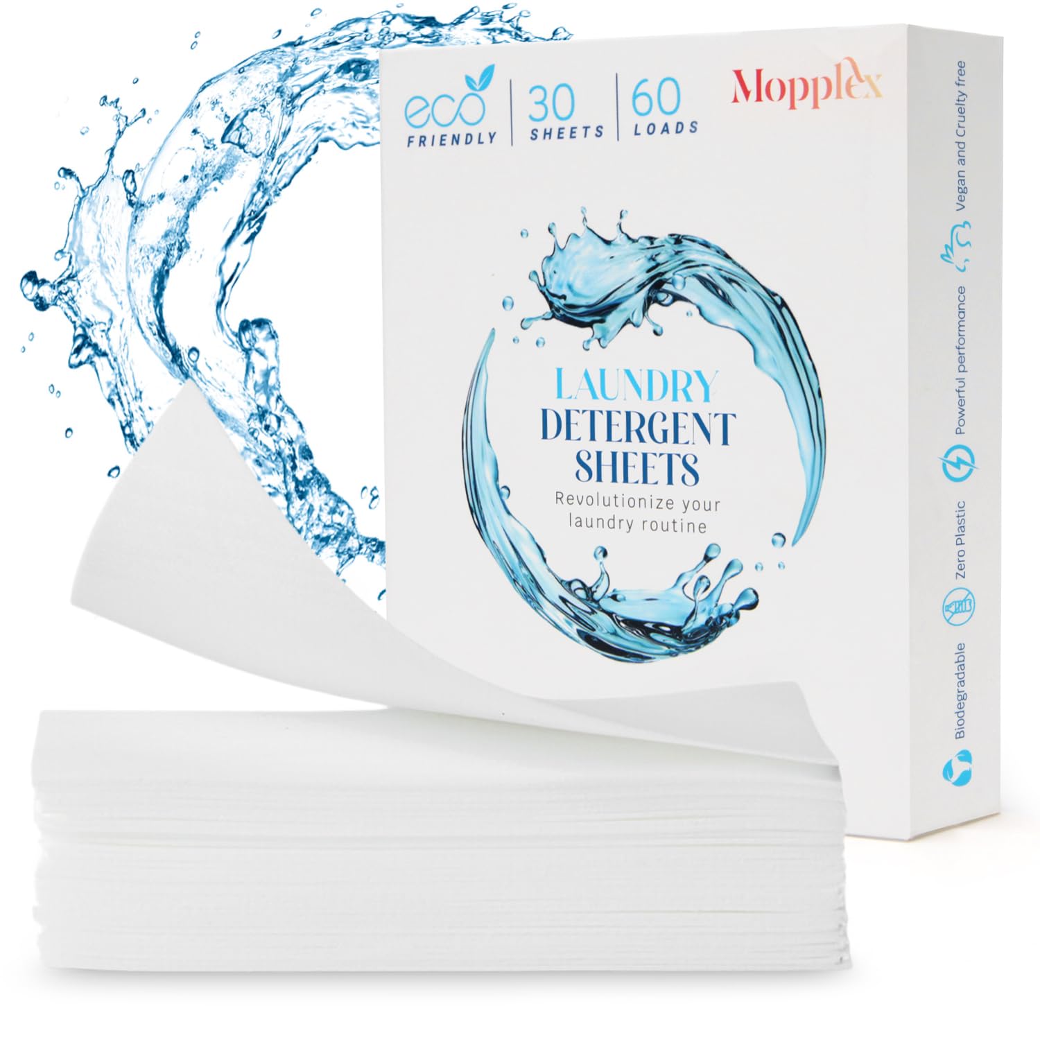 Amazon.com: Laundry Detergent Sheets, 30 Laundry Soap Sheets 60 Loads ...