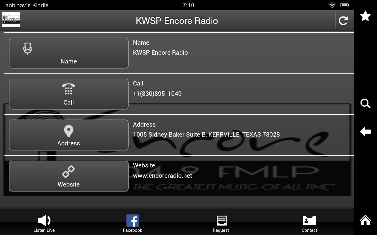 KWSP Encore Radio - App on Amazon Appstore