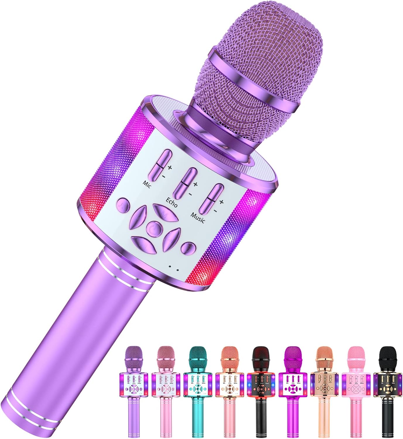 Amazon.com: Amazmic Toys for girls, Kids Karaoke Microphone Toddler ...
