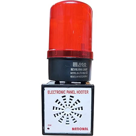 Hanutech 110v/220vAC Industrial Siren | Fire Alarm With 90db Revolving ...