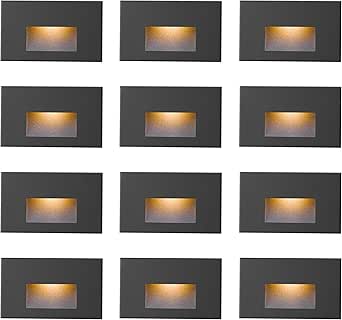 TUMUPSM Stair Lights Outdoor Indoor LED Step Lights, 12V Low Voltage ...