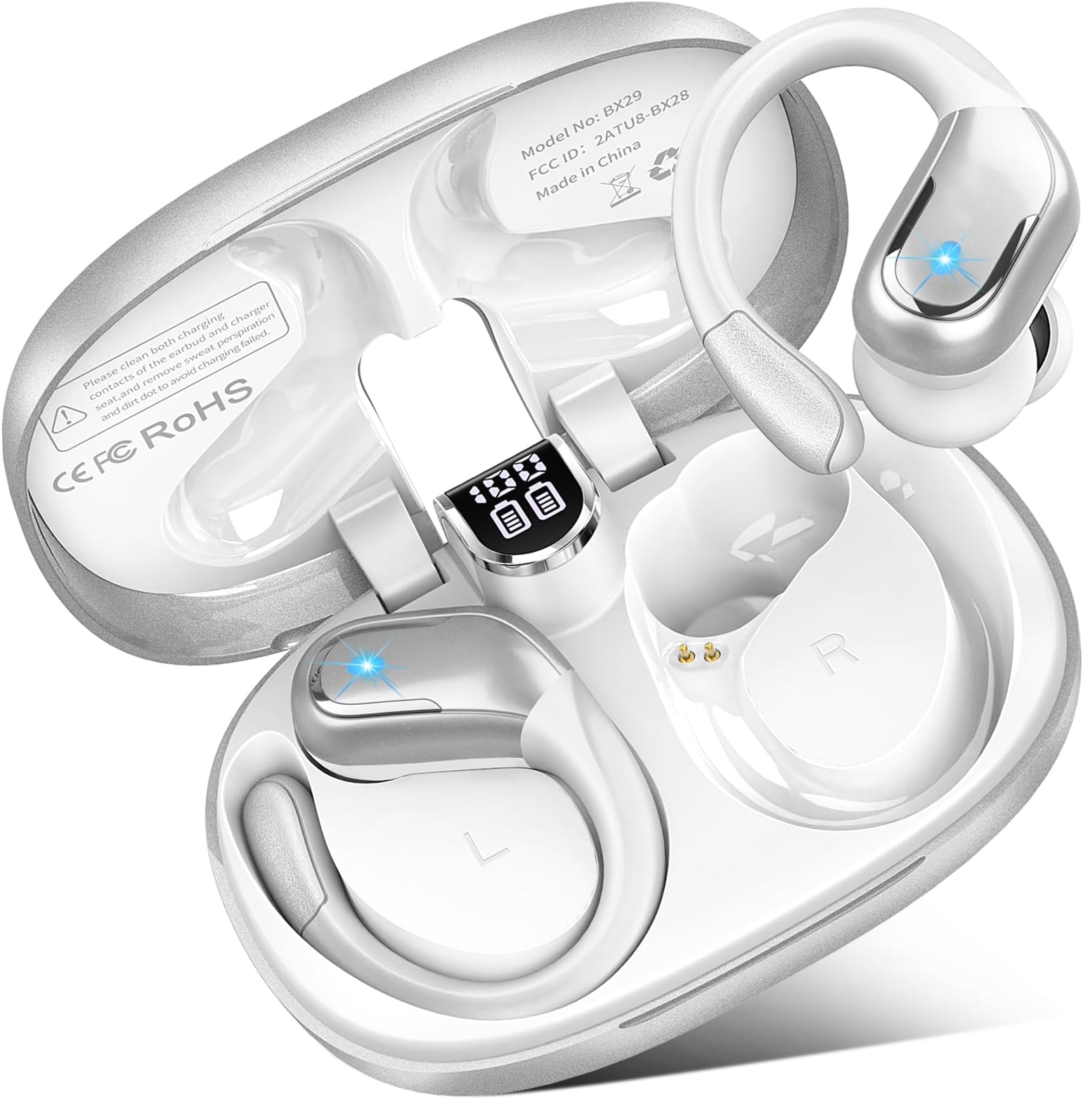 Amazon.com: Wireless Earbuds, 75Hrs Bluetooth 5.4 Headphones Sport ...