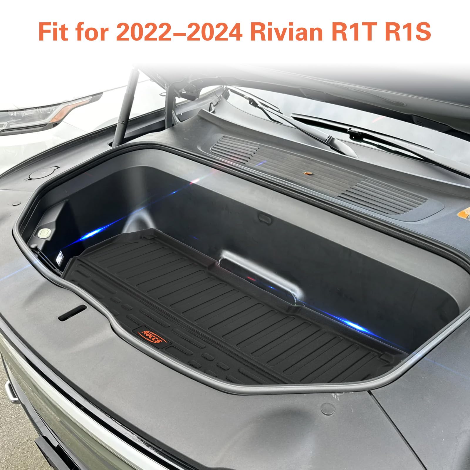 Snapklik.com : ROCCS Front Trunk Mat Fits For Rivian R1T/R1S ...