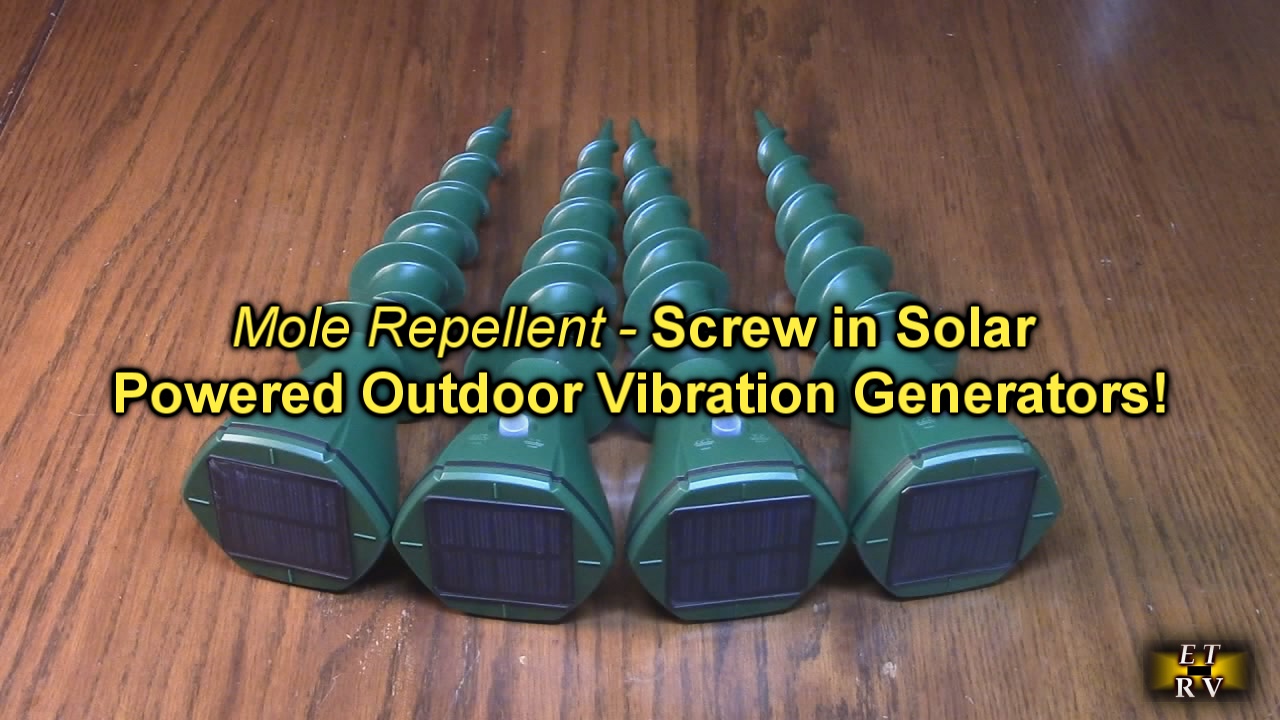 Watch Careland Pest Control Mole Repellent Screw in Solar Outdoor ...