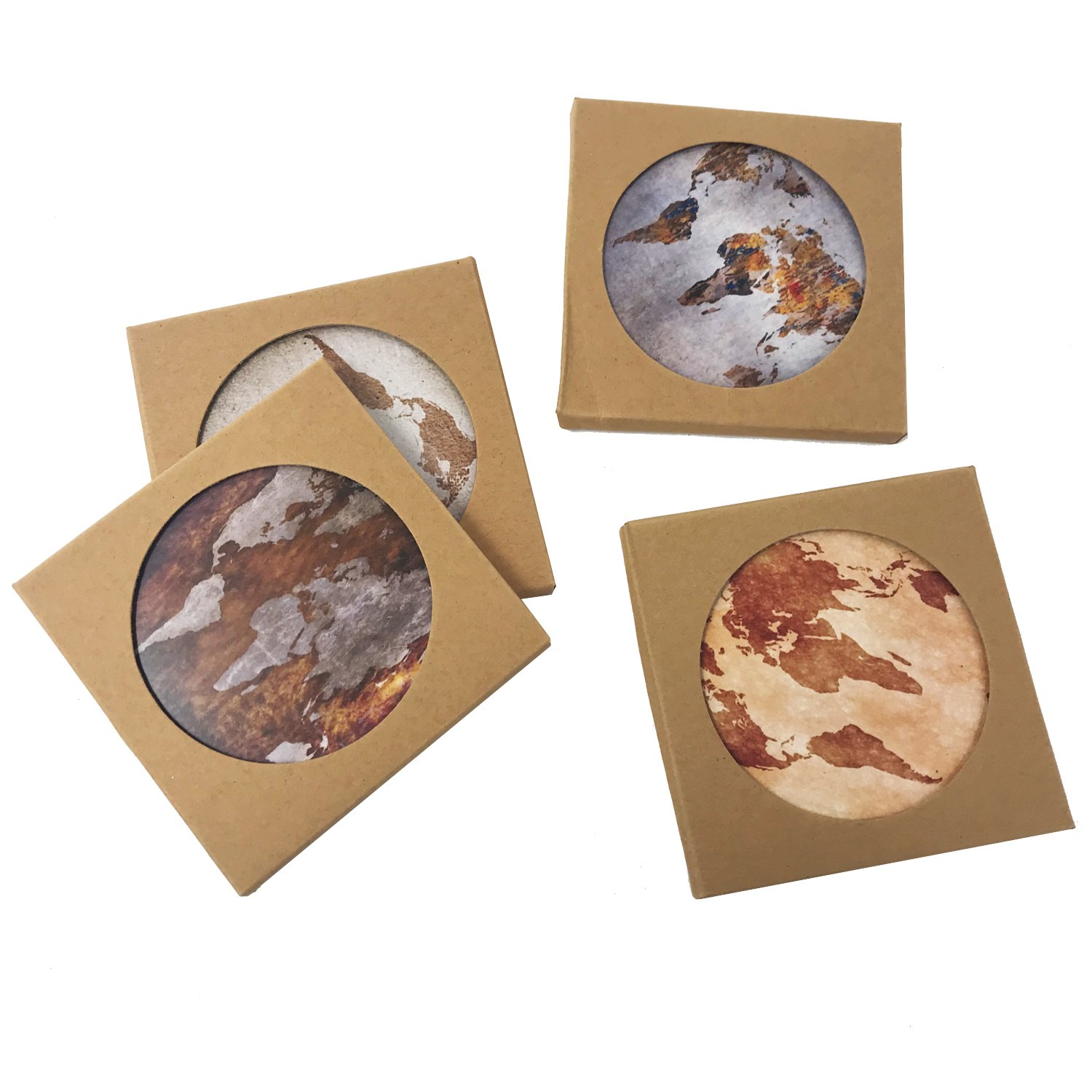 CoasterStone Brand Coasters CoasterStone Absorbent Stone Coasters ...