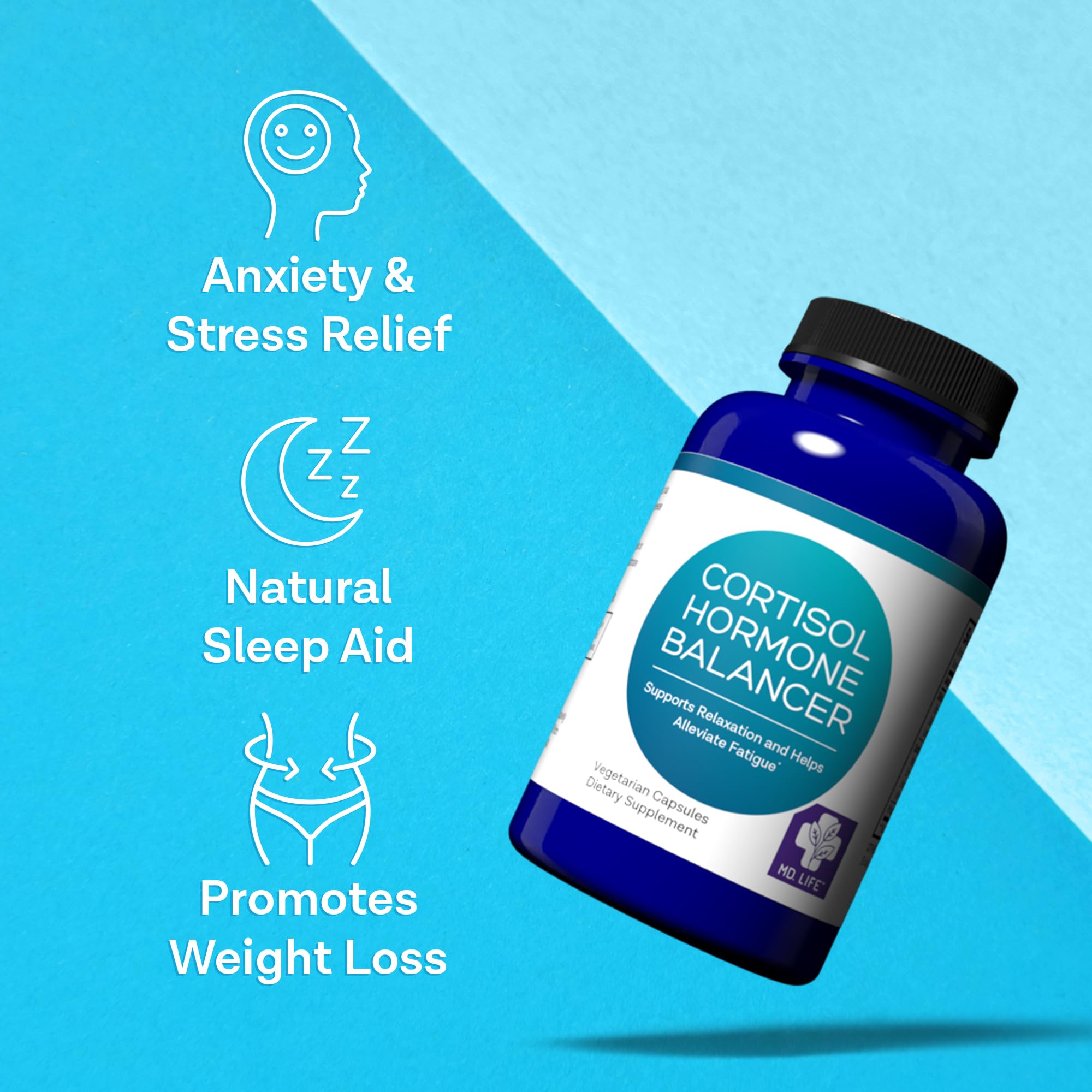 Snapklik.com : MD Life Cortisol Support Hormone Balancer