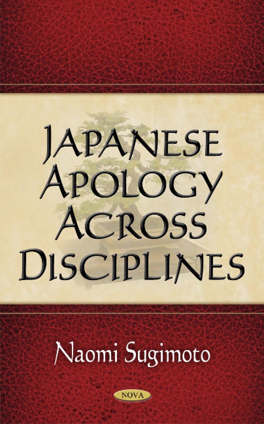 Amazon | Japanese Apology Across Disciplines | Sugimoto, Naomi | Words ...