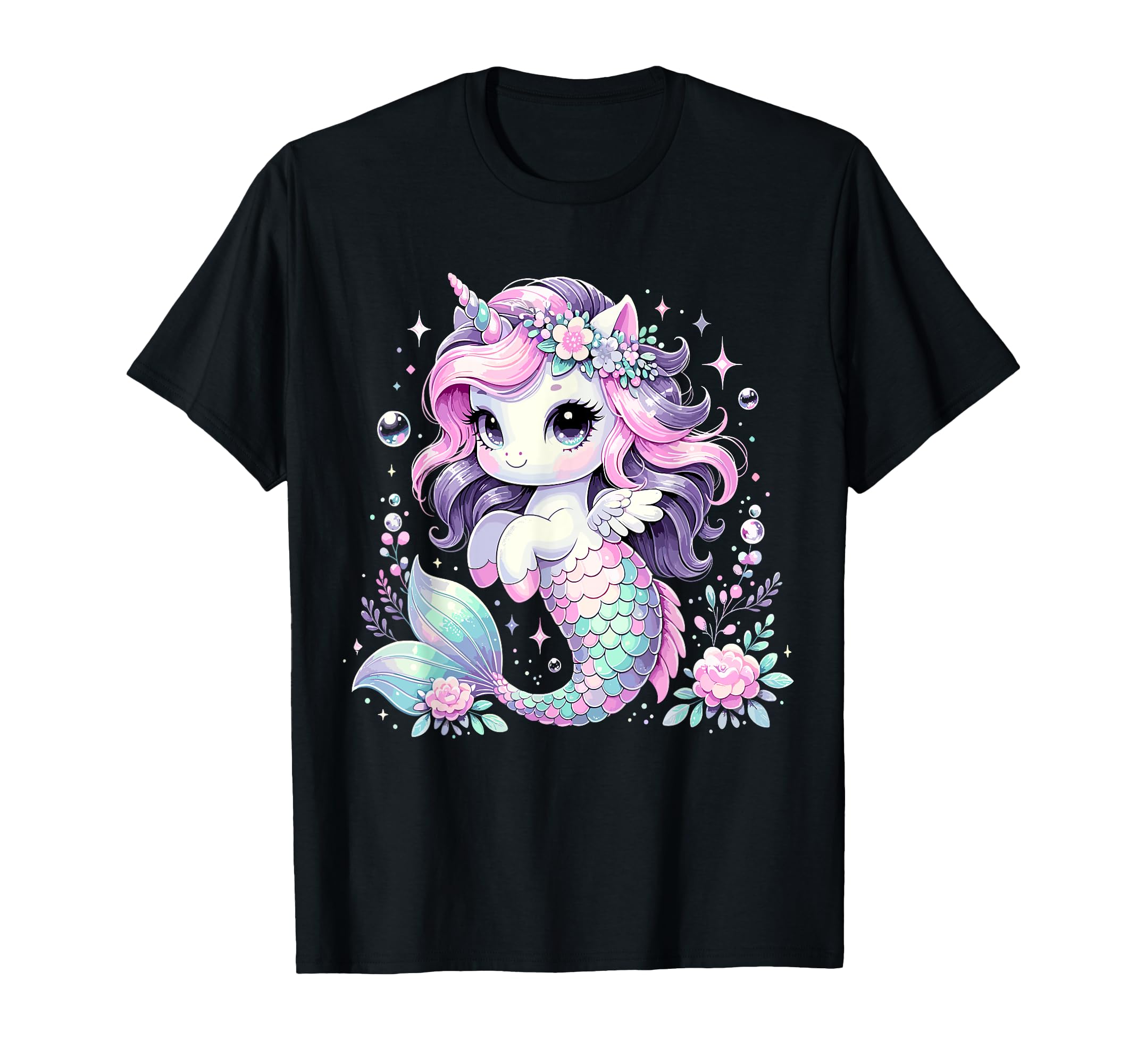 Amazon.com: Unicorn Mermaid Birthday Party Mermicorn T-Shirt : Clothing ...