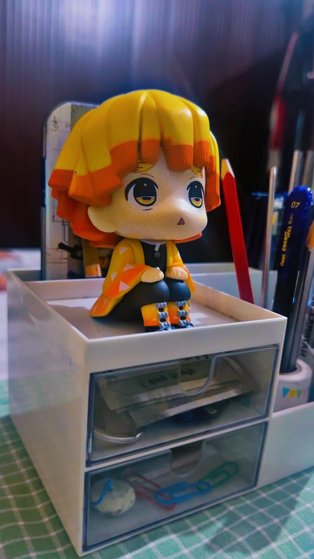 Blue Aura Anime Action Figure Height -11CM Collectible Anime Merch PVC ...