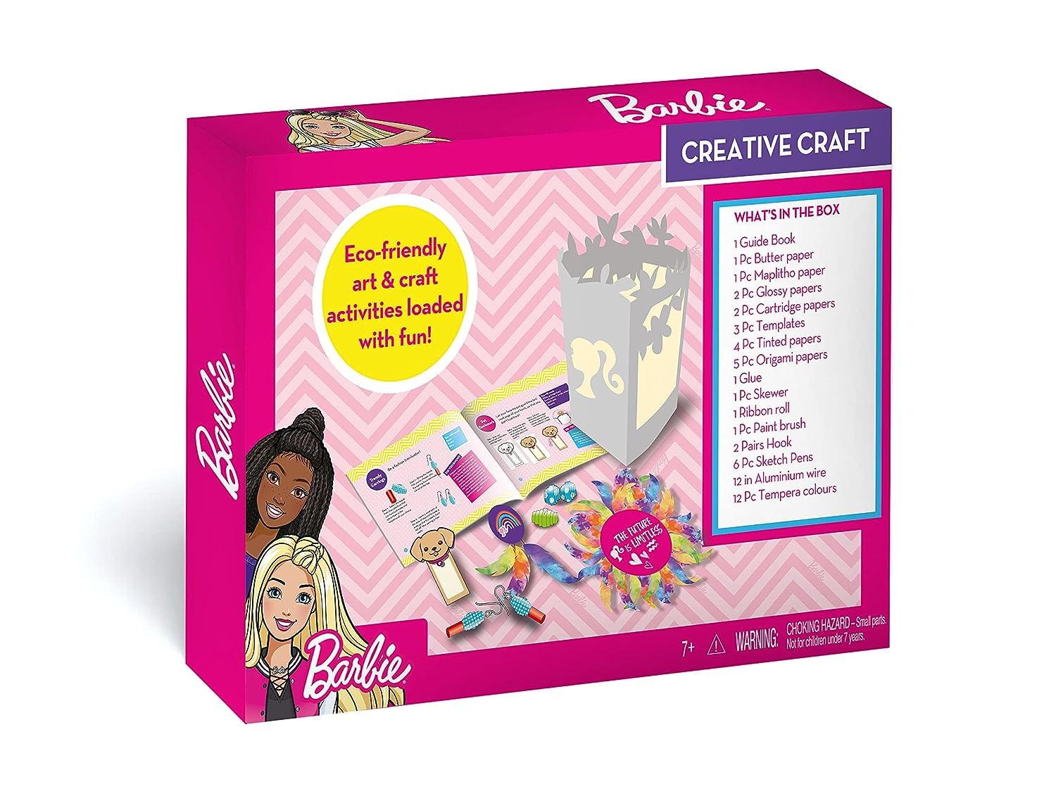 Barbi Creative Craft Multiple Activity DIY Craft Kit for Kids Age 7 ...