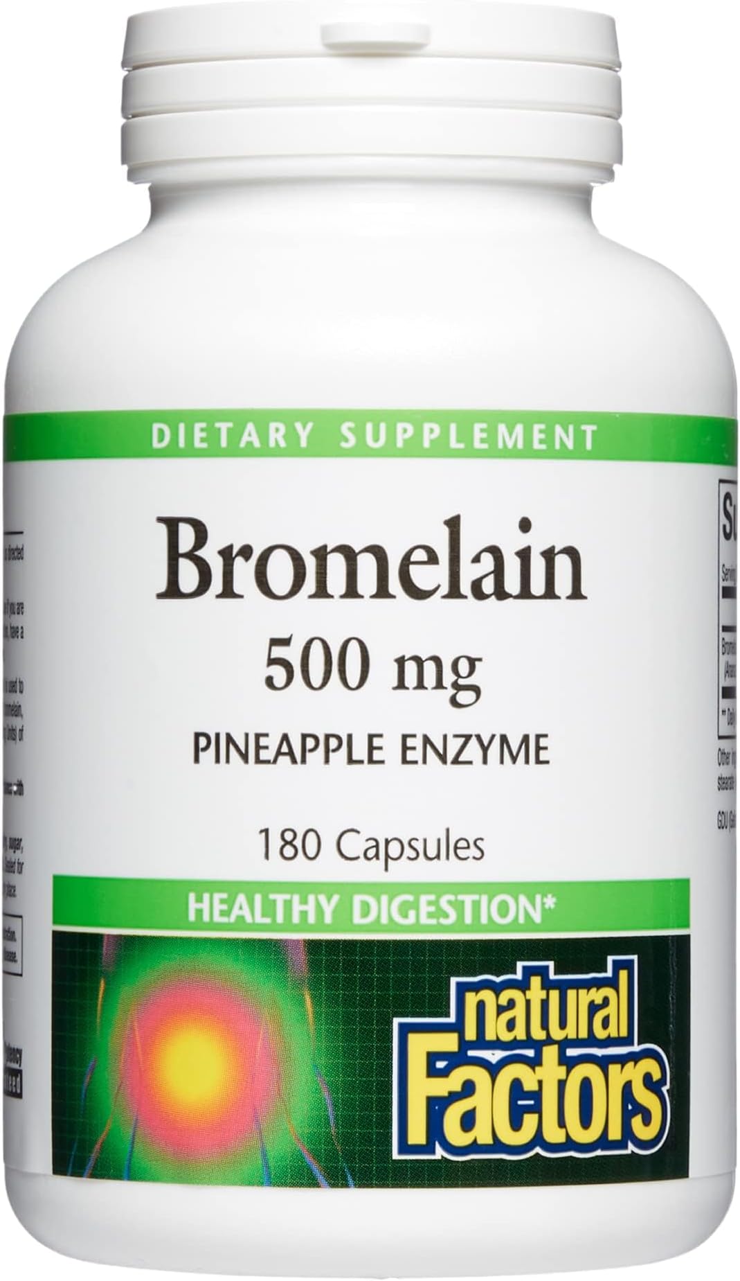 Amazon.com: Natural Factors, Bromelain 500 mg, Enzyme Support for a ...