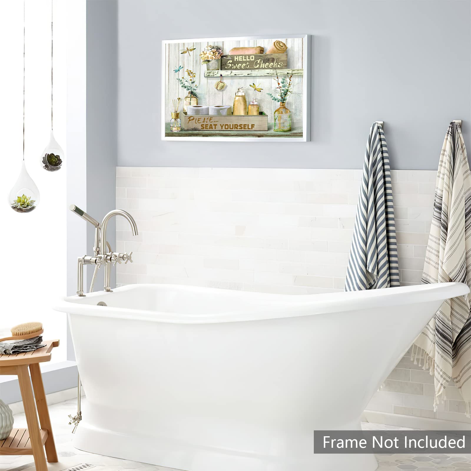 Rustic Bathroom Quotes Buy Bathroom Wall Art Black And White