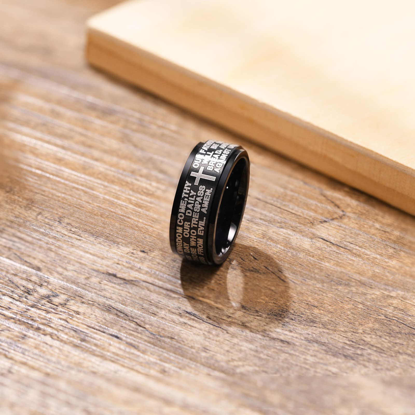 Snapklik.com : Yomlry Fidget Ring For Women & Men - Christian Lords ...