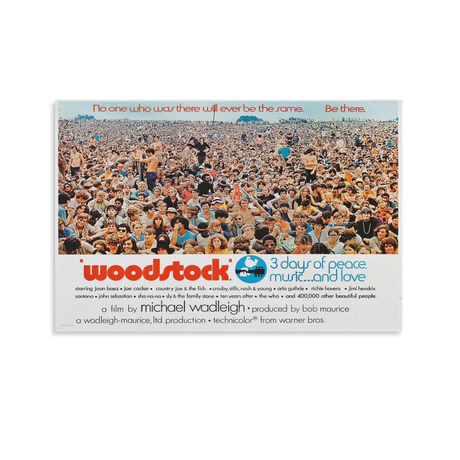 Amazon.com: Paintings for Wall Decorations Woodstock (1970) Posters ...