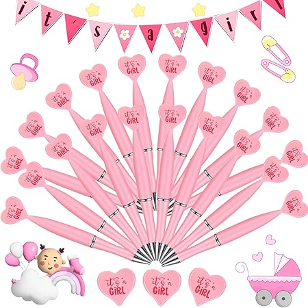 Amazon.com : Outus 48 Pcs Baby Shower Pens Bulk Baby Shower Favors It's ...