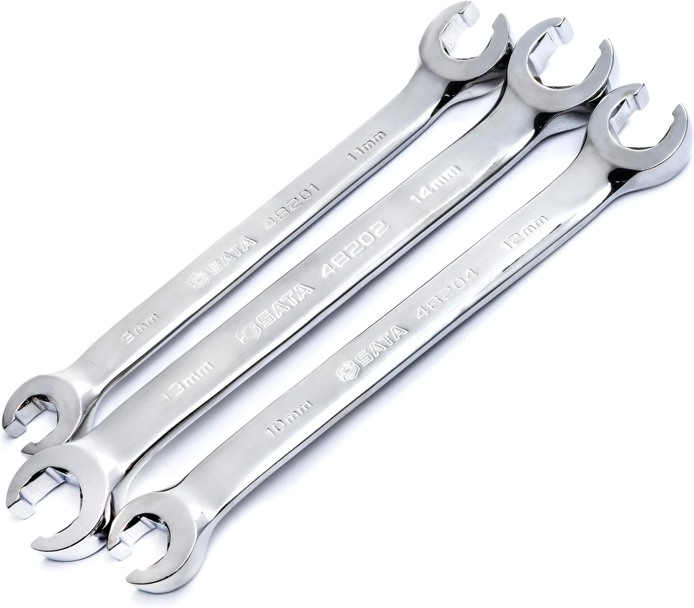 US PRO 7pc Brake Flare Nut Spanners Wrench Set 8-24mm B2044 : Amazon.co ...