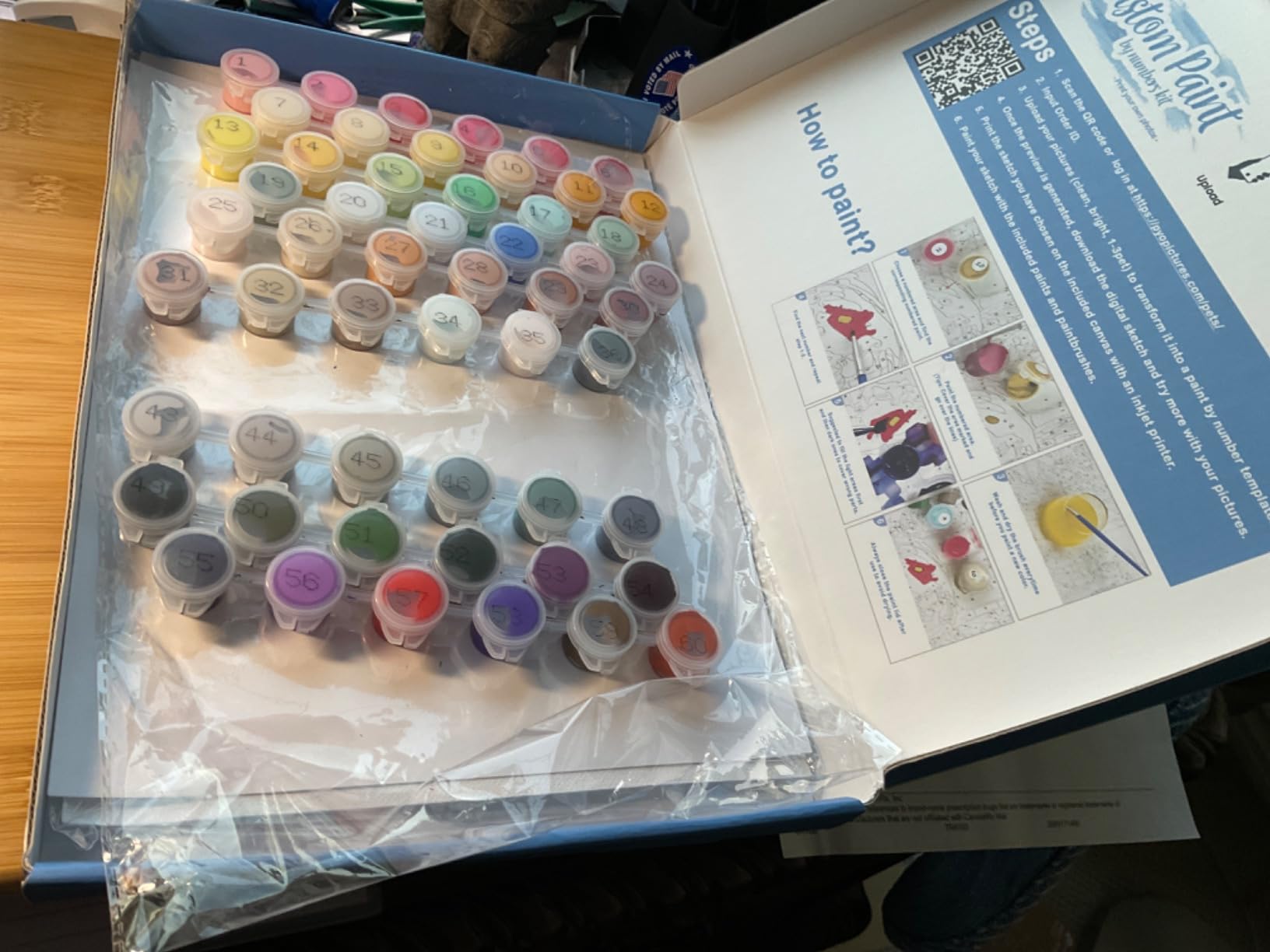 Amazon.com: Custom Paint by Number Kit, Personalize Paint Your Photo by ...