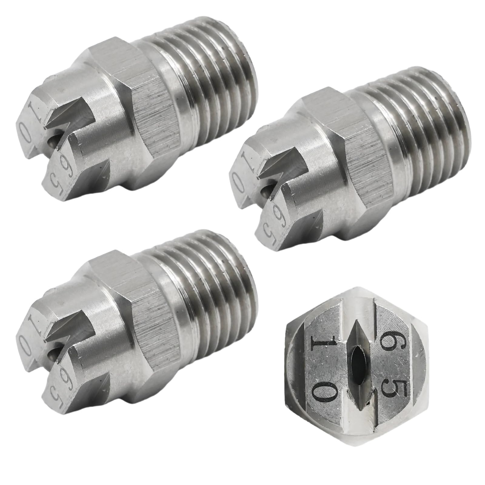 Snapklik.com : Aynaxcol 4Pcs High Pressure Washer Spray Tip Stainless ...