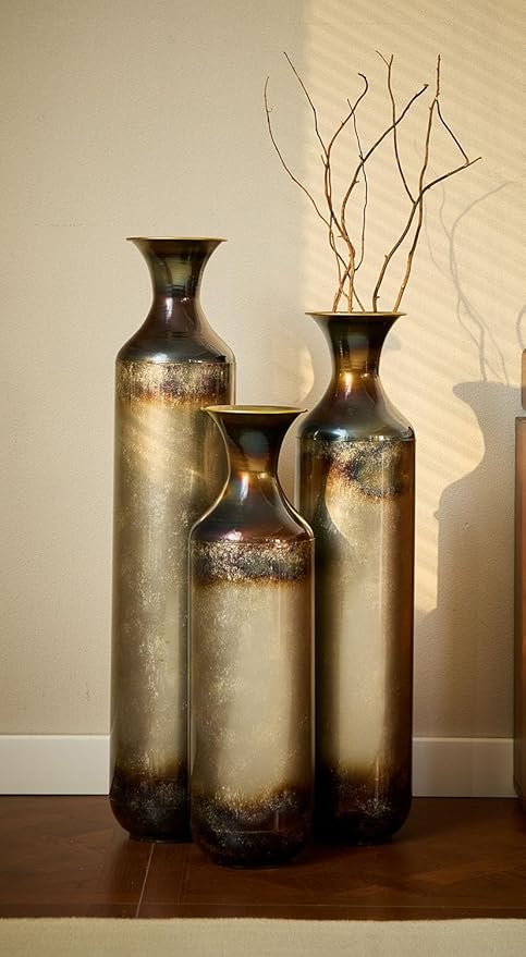 Amazon.com: Vase Set of 3, Tall Vases for Decor Living Room Floor ...