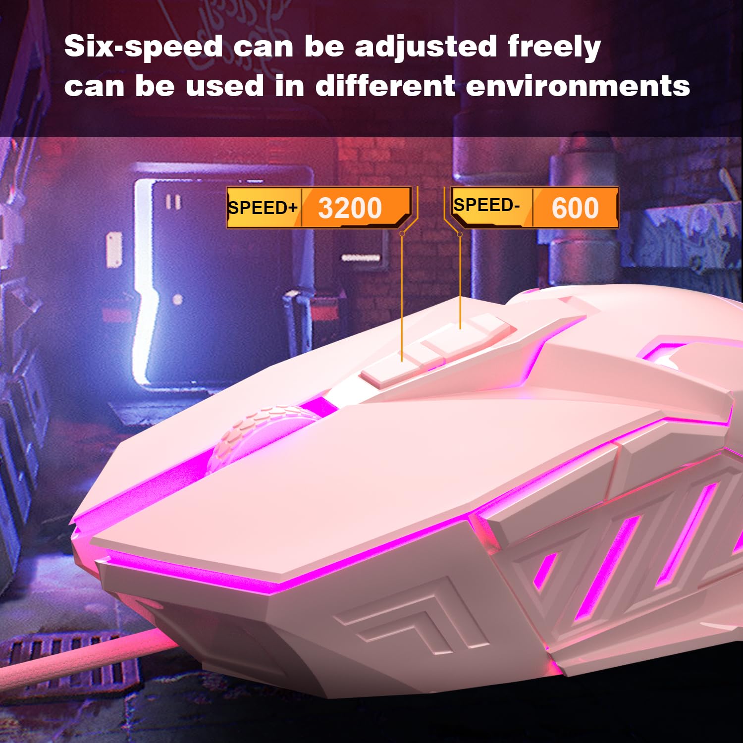 Snapklik.com : MageGee G10 Gaming Mouse Wired, 7 Colors Breathing LED ...