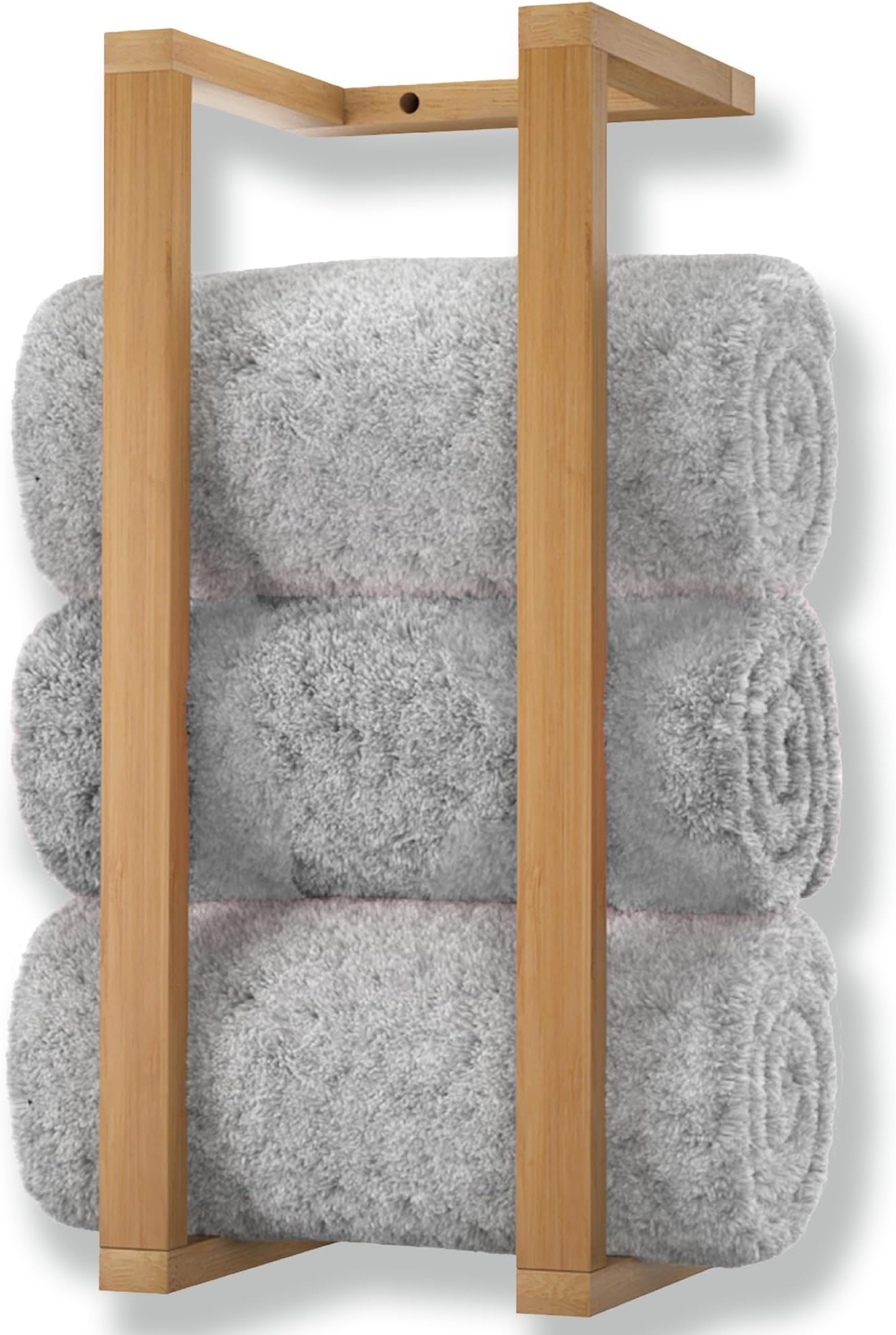 Amazon.com: Rustic Towel Rack or Blanket Rack Brown : Home & Kitchen