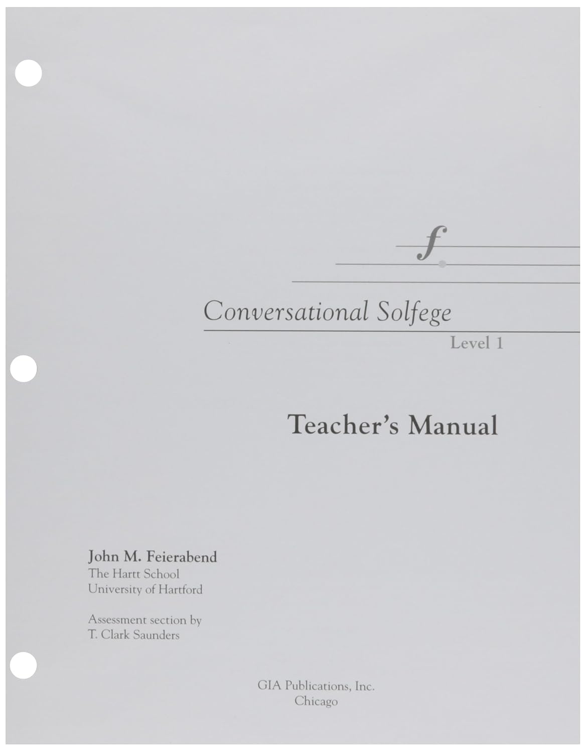 Conversational Solfege, Level 1 - Teacher: unknown author: Amazon.com ...